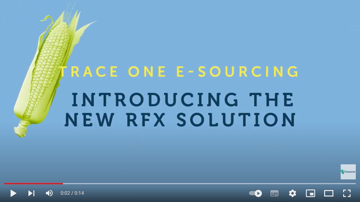 Video: Trace One E-Sourcing RFX